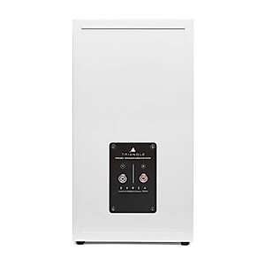 triangle - BOREA BR03 Hi-Fi Bookshelf Speakers - Power handling 100W - Output 90 dB/W/m - Versatile Music and Home Cinema - 206 x 380 x 314 mm - White (Pair)