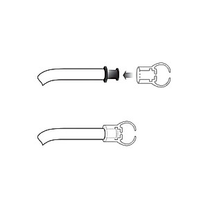 ADC Adscope Adimals 618 Pediatric Clinician Stethoscope With Tunable AFD Technology, White