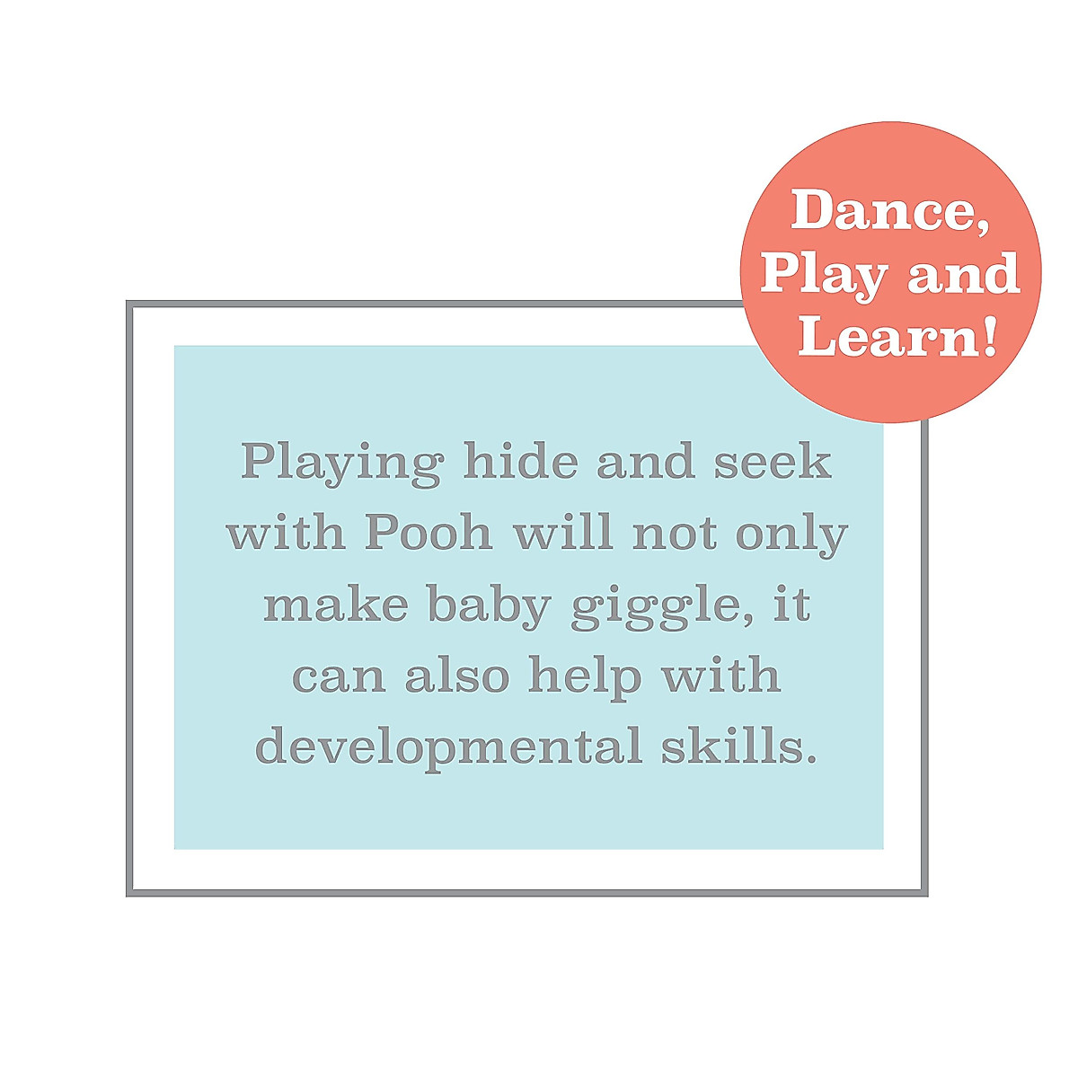 Disney Baby Hide-and-Seek Winnie The Pooh Interactive Plush, Officially Licensed Kids Toys for Ages 09Month by Just Play