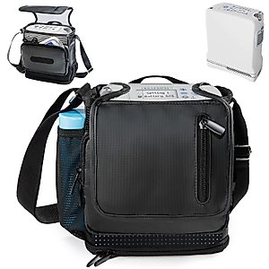 Carry Bag for Inogen One G4, Portable Oxygen Concentrator Shoulder Bag Compatible with Inogen One G4 & Accessories (Black)