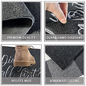 Did You Call First Doormat Entry Welcome Mat for Front Door Outside Entryway Funny Doormat Non Slip Rubber Backing Heavy Duty Low Profile Mats for Entry Patio