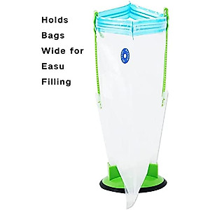 OTURGC Baggy Sandwich Racks Holder，Food Storage Bags Clip-Ideal Plastic Kitchen Gadget, No Hassle Cooking Solutions(4 Pack), 4pcs, Green…