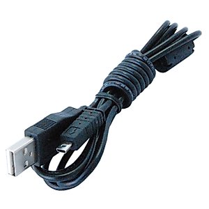 HQRP USB Data Transfer Cable Compatible with Sony Alpha A70 A100 A200 A300 A330 A350 A450 A850 A700 A900 DSLR Digital Camera Cord