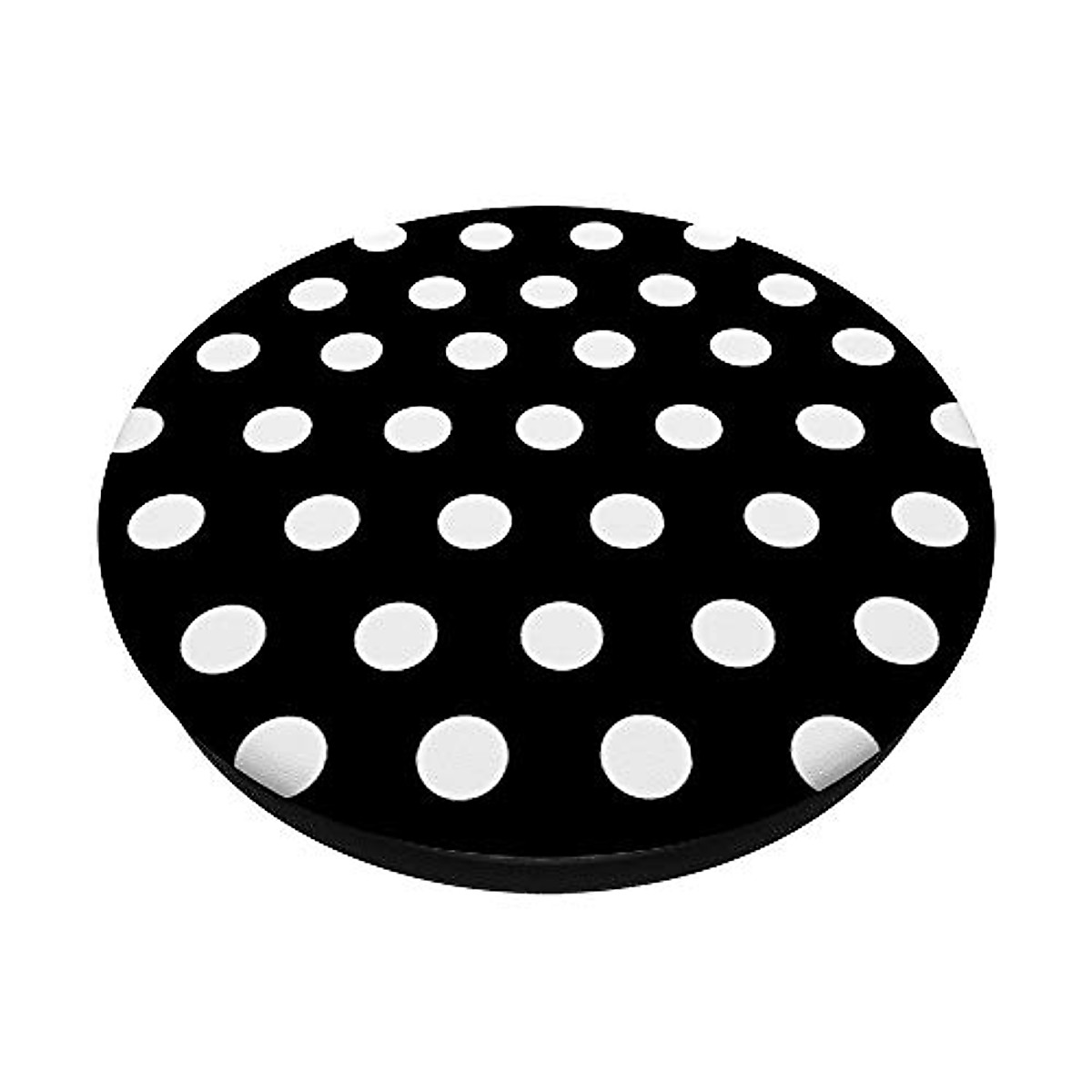 Polka Dot Black and White PopSockets PopGrip: Swappable Grip for Phones & Tablets