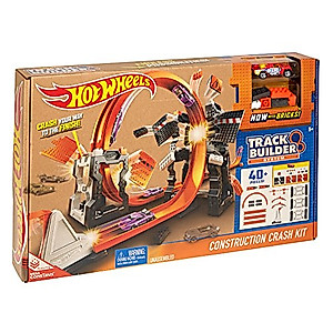 Hot Wheels Track Builder Construction Crash Kit