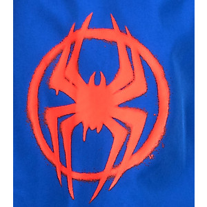 Marvel Superheroes Bomber Jacket for Boys, Avengers and Spider-Man Bomber Jacket (Royal Blue, Size 7)