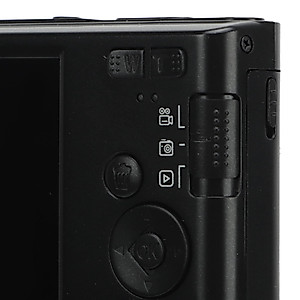 Compact Camera, 48MP Image Resolution Built in Fill Light Compatible 256GB Memory Card Rechargeable Lithium Ion Battery 4K Digital Camera for(Black)