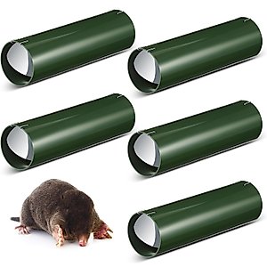 Qualirey 6 Pcs Mole Traps for Lawns Pocket Gopher Trap Catch and Release Live Mole Trap Tunnel Rodent and Gopher Trap Humane Mole Traps for Lawns, Easy to Use, Reusable for Eliminating Pests (Green)
