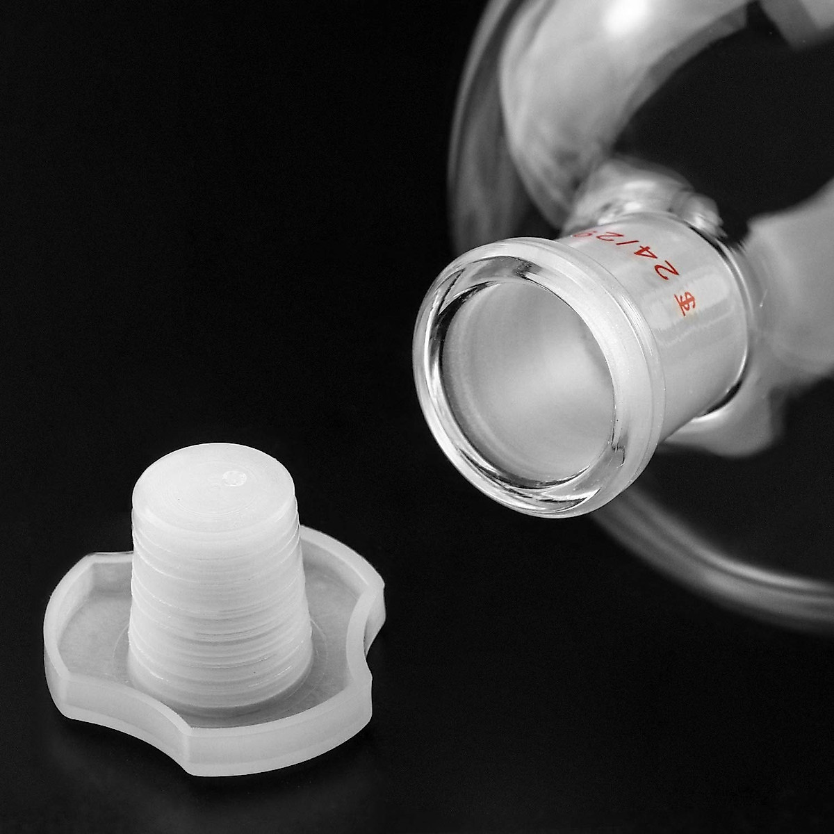 QWORK 1000ml Separating Funnel with 24/29 Joints and PTFE Plug