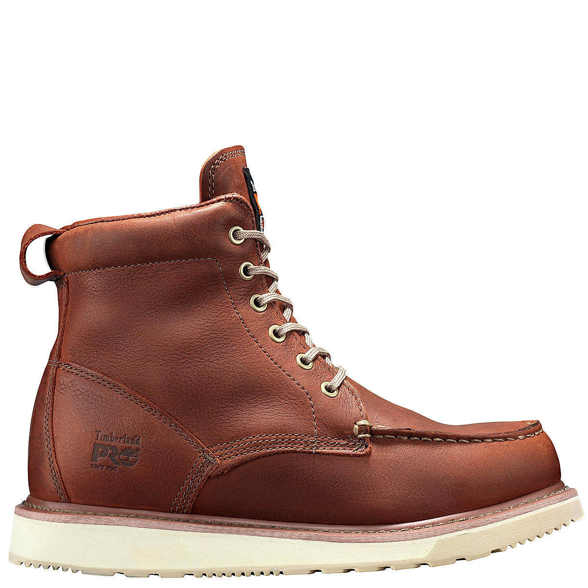 Timberland PRO Men's 53009 Wedge Sole 6" Soft-Toe Boot,Rust,10.5 M