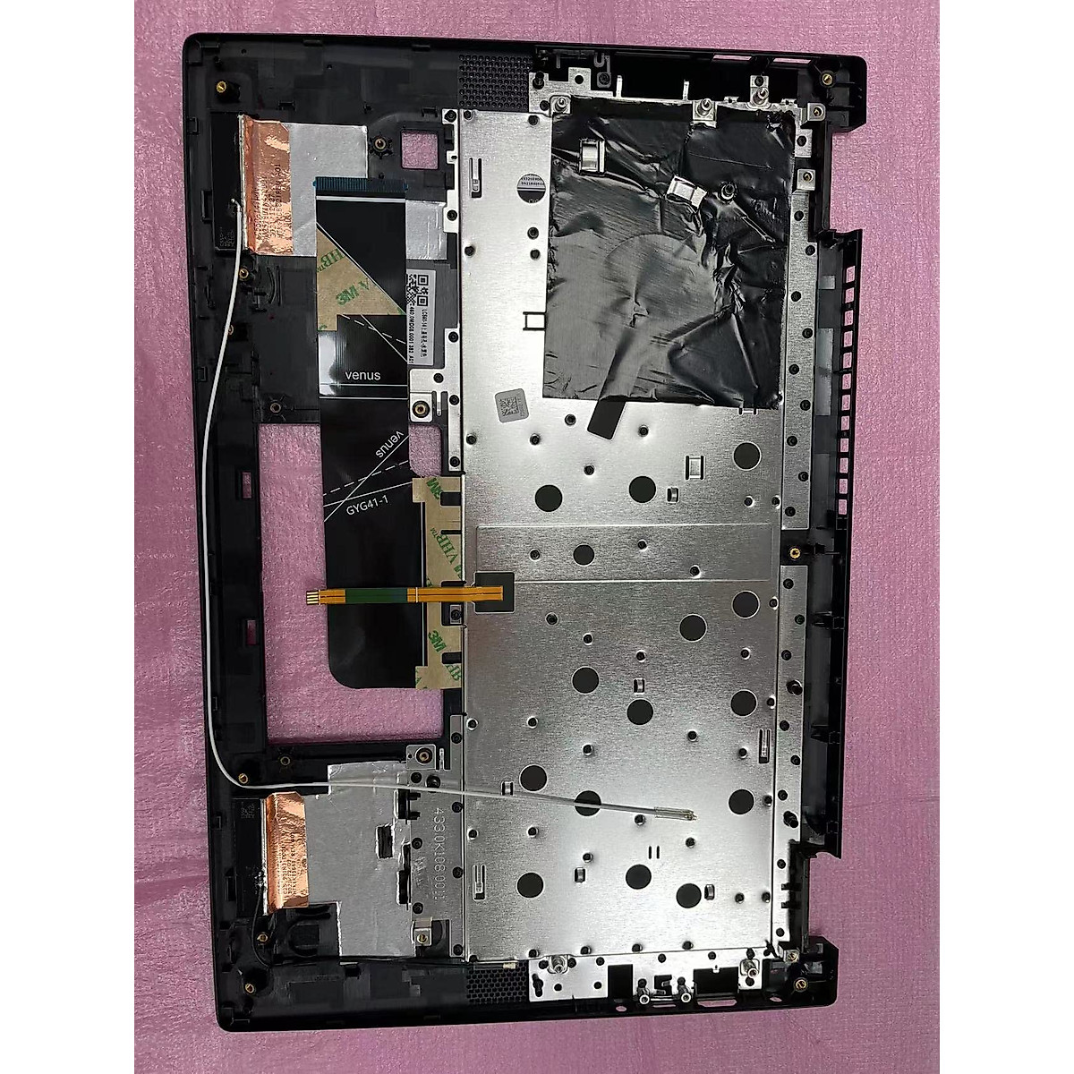 LTPRPTS Replacement Laptop Upper Case Palmrest Backlit Keyboard Assembly Part for Lenovo Flex 5-14IIL05 ARE05 ITL05 5CB0Y85490 Gray