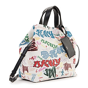 DKNY Tess Large Shopper, White Multi