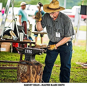 EZSMITH Knife Making Guard - (Oval Pattern) - (Designed by Harvey Dean, MS) - (Master Series) - Stainless Steel - (2.925 x 1.125 x .170 inches) - [.640 x .240 slot] - (USA Design) - (by KnifeKits)