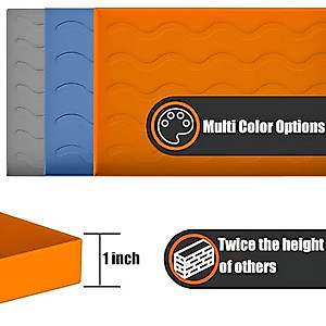 28" Silicone Griddle Mat for Blackstone, Food Grade Silicone/Unique Wave Pattern Design Griddle Accessories for Blackstone, Protective Mat for Griddle Surface, Grill Mat for outdoor grill-Blue