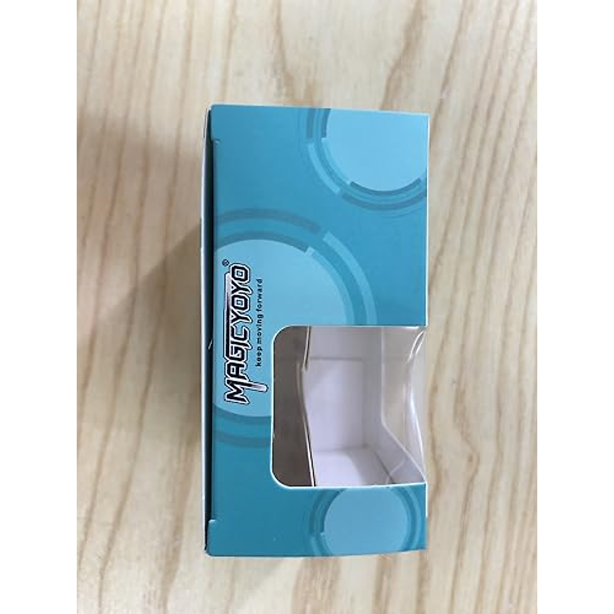 Responsive Yoyo D3 Looping Yoyo for Kids, Durable Professional Plastic Yo yo for Beginners, Looping Yo-yo for 2A Thick with Extra 2 Yoyo Strings + 2 Spacers ( Blue White)