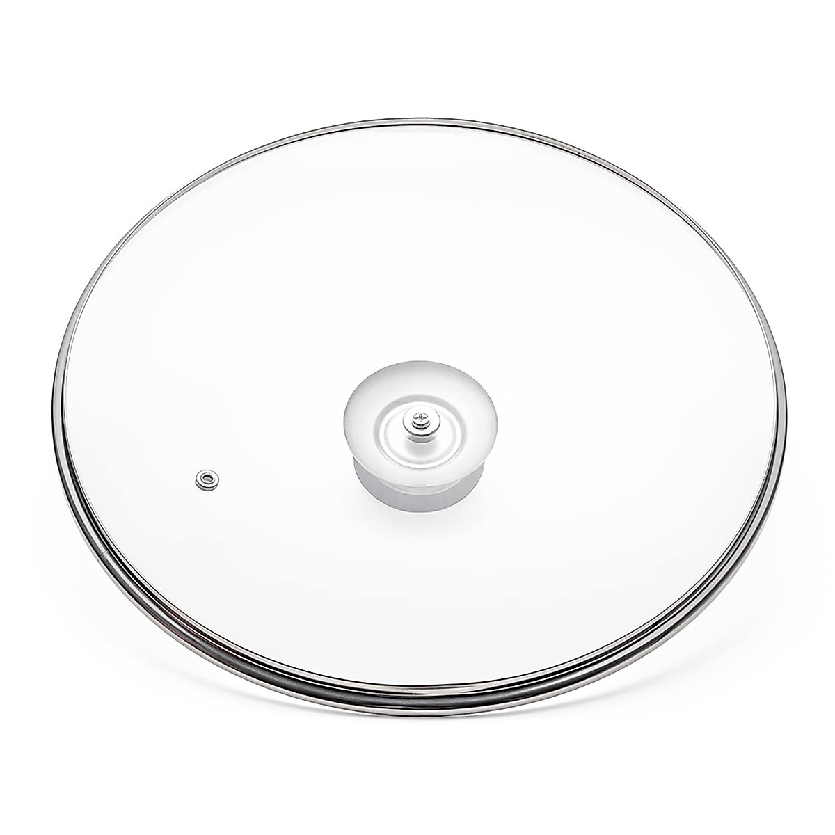 Tempered Glass Lid with Heat Resistant Handle,9.5"/24cm, Clear