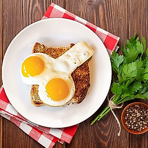 Funny Fried Egg Cooking Rings, Non-Stick Stainless steel Egg Fryer Pancake Batter Dispenser, DIY Kitchen Egg Fried Moulds Shaper with Handle (Style A+B+C)