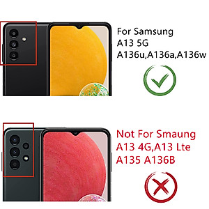 ZTOOYO for Samsung Galaxy A13 5G Screen Replacement with Frame for Samsung a13 a136u Screen Replacement kit s136dl a136a a136w LCD Touch Display digitizer with Repair Part Tools 6.5 inch