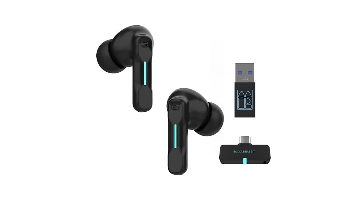 Middle Rabbit SW4 Wireless Gaming Earbuds - 40ms Low Latency