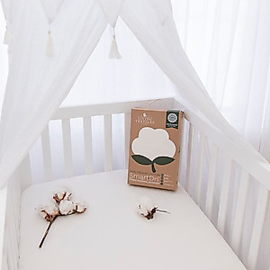 Organic Smart-Dri Waterproof Mattress Protector - Crib White