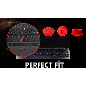 LeFix 3 x Replacements for Super Low Profile Trackpoint Lenovo Thinkpad X1 Carbon 4th 5th 6th Gen|X1 Yoga 1st 2nd 3rd Gen,X13 Yoga Gen 1|X395,X390,X280|X13 AMD Gen 1,X1 Extreme Gen 2,X1 Extreme|