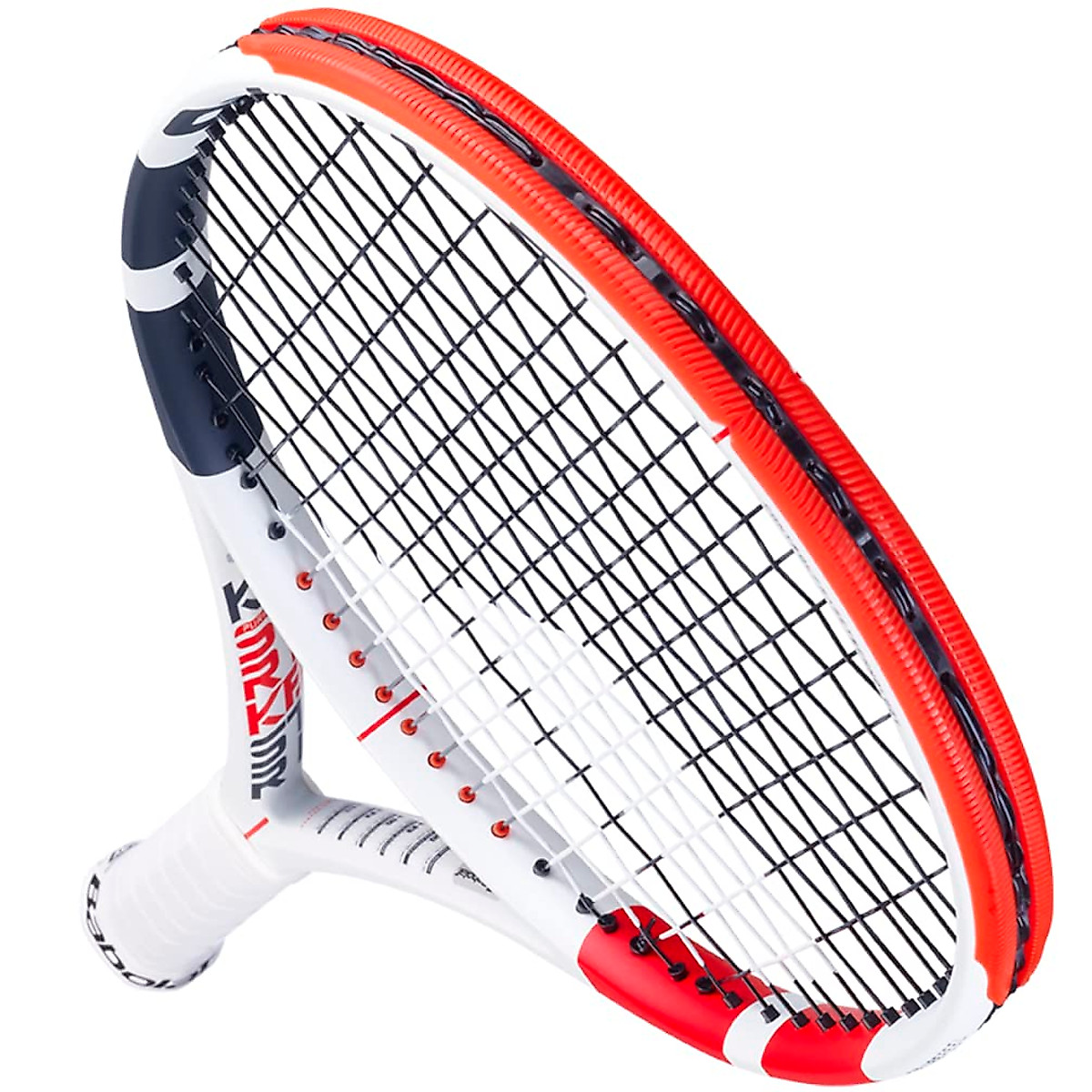 Babolat Pure Strike 100 Tennis Racquet Racquet - Strung with 16g White Babolat Syn Gut at Mid-Range Tension (4 3/8" Grip)