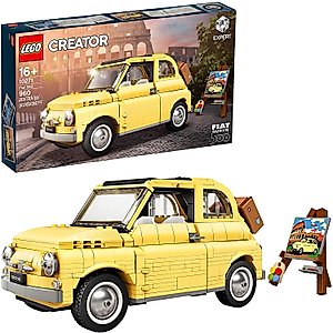 LEGO Creator Expert Fiat 500 10271 Toy Car Building Set for Adults and Fans of Model Kits Sets Idea (960 Pieces)