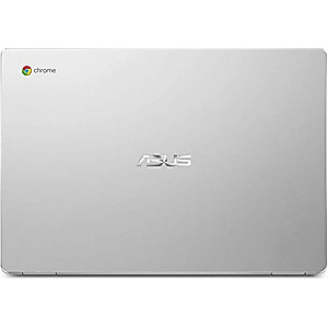 ASUS Chromebook C523NA , 15.6" FHD NanoEdge-Display with 180 Degree-Hinge, Intel Celeron N3350-Processor 1.1GHz, 4GB LPDDR4-RAM, 64GB Storage, Chrome OS, Silver (Renewed)