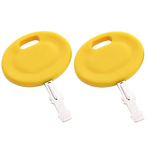 HASMX 2 Pack 925-1745A Lawn Mower Ignition Keys for Bolens Brute Columbia Craftsman Huskee MTD Murray Mastercut Ranch King Troy-Bilt White Outdoor Yard Machines and Yard-Man Models