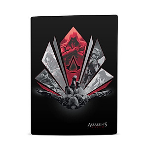 Head Case Designs Officially Licensed Assassin's Creed Leap Of Faith Graphics Vinyl Faceplate Sticker Gaming Skin Decal Cover Compatible With Sony PlayStation 5 PS5 Digital Edition Console