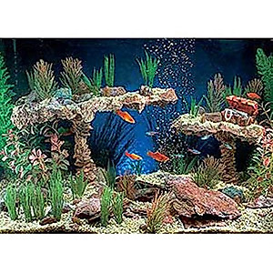 Penn-Plax TT2 Tank Terrace Aquarium Shelf System | Add Visual Interest to Your Tank with This Durable Shelf