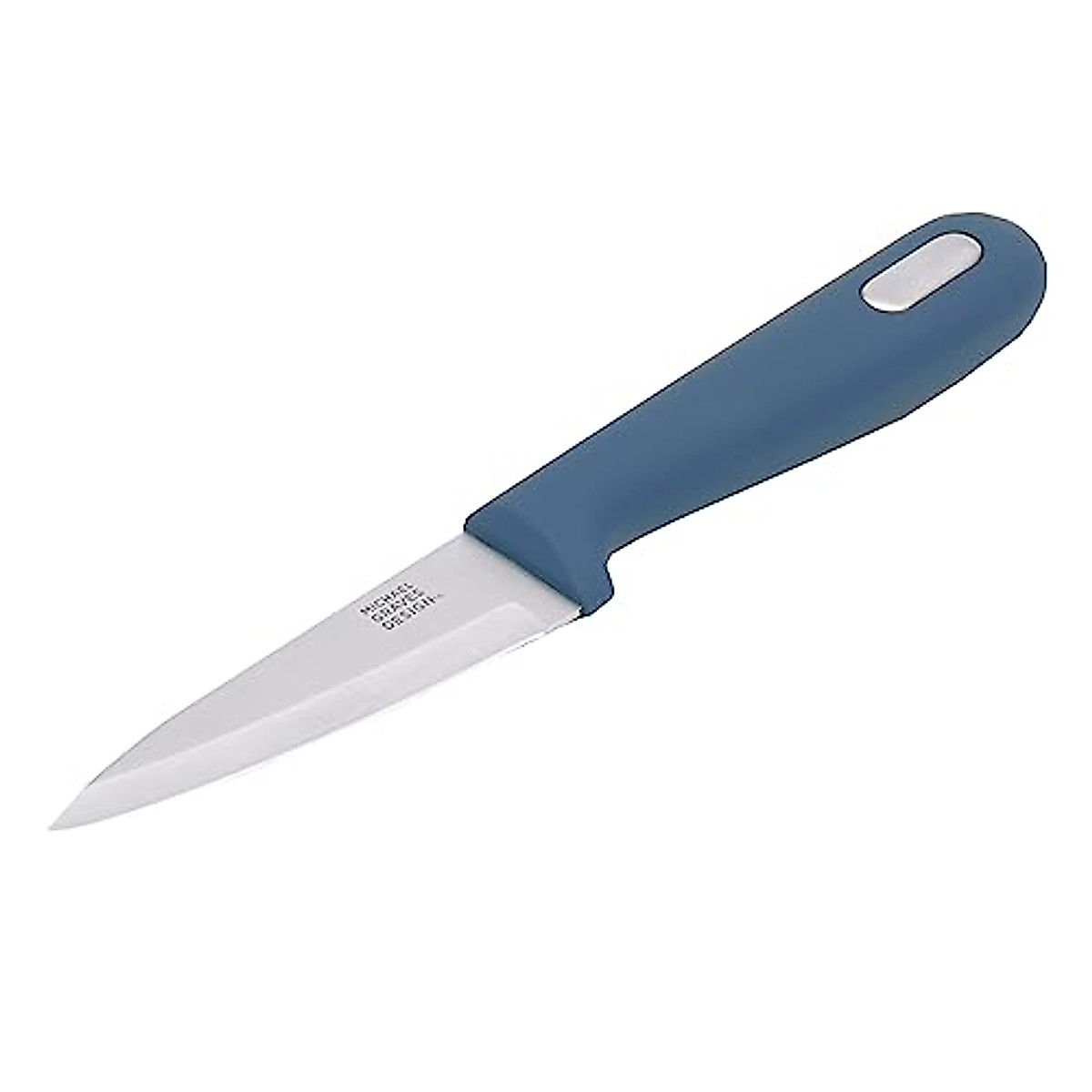 Home Basics Comfortable Grip Stainless Steel Knives, Indigo (3.5 inch. Paring) (MG51646)