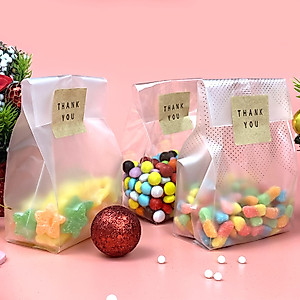 Cookie Bags, Cellophane Treat Bags, Muffin Bags, Dessert Bags, Baked Goods Bags, Translucent plastic bags for Candy, Cake
