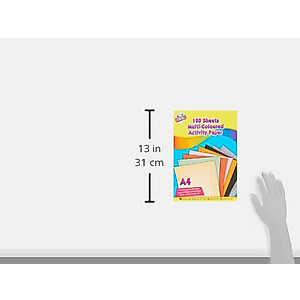 ArtBox A4 Activity Paper - Assorted Colours (Pack of 100 Sheets)