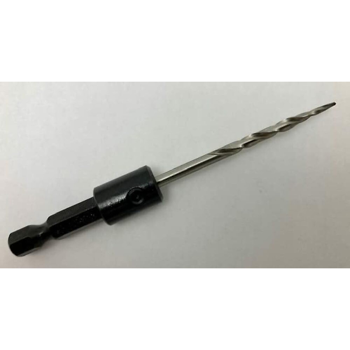1/8inch High Speed Taper Point Drill with Hex Shank and TPS-Lock System Made in The USA by W.L Fuller Inc. Black 1/8 in