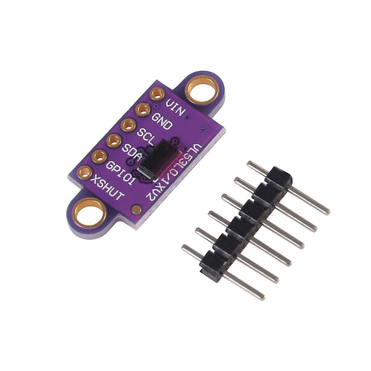ALAMSCN VL53L0X Time-of-Flight (ToF) Laser Ranging Sensor Breakout VL53L0XV2 Laser Flight Distance Measurement Module I2C IIC for Arduino(Pack of 4)