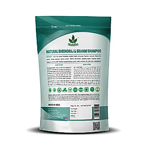 Havintha Natural Shampoo for Hair with Amla Reetha Shikakai Methidana Hibiscus Bhringraj Brahmi and Flax Seed Powder, 227gm