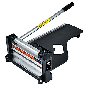KS EAGLE Built-In Precision Angled Laminate Floor Cutter Vinyl Flooring Cutter 13" Blade Length 21" Extended Handle Fixed Fence