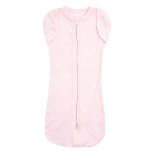 Aden + Anais Essentials Easy Snug Swaddle, Transitions to Arms-Free Wearable Sleeping Bag, Newborn, 0-3 Months, Twinkling Stars, Pink, 2 Pack