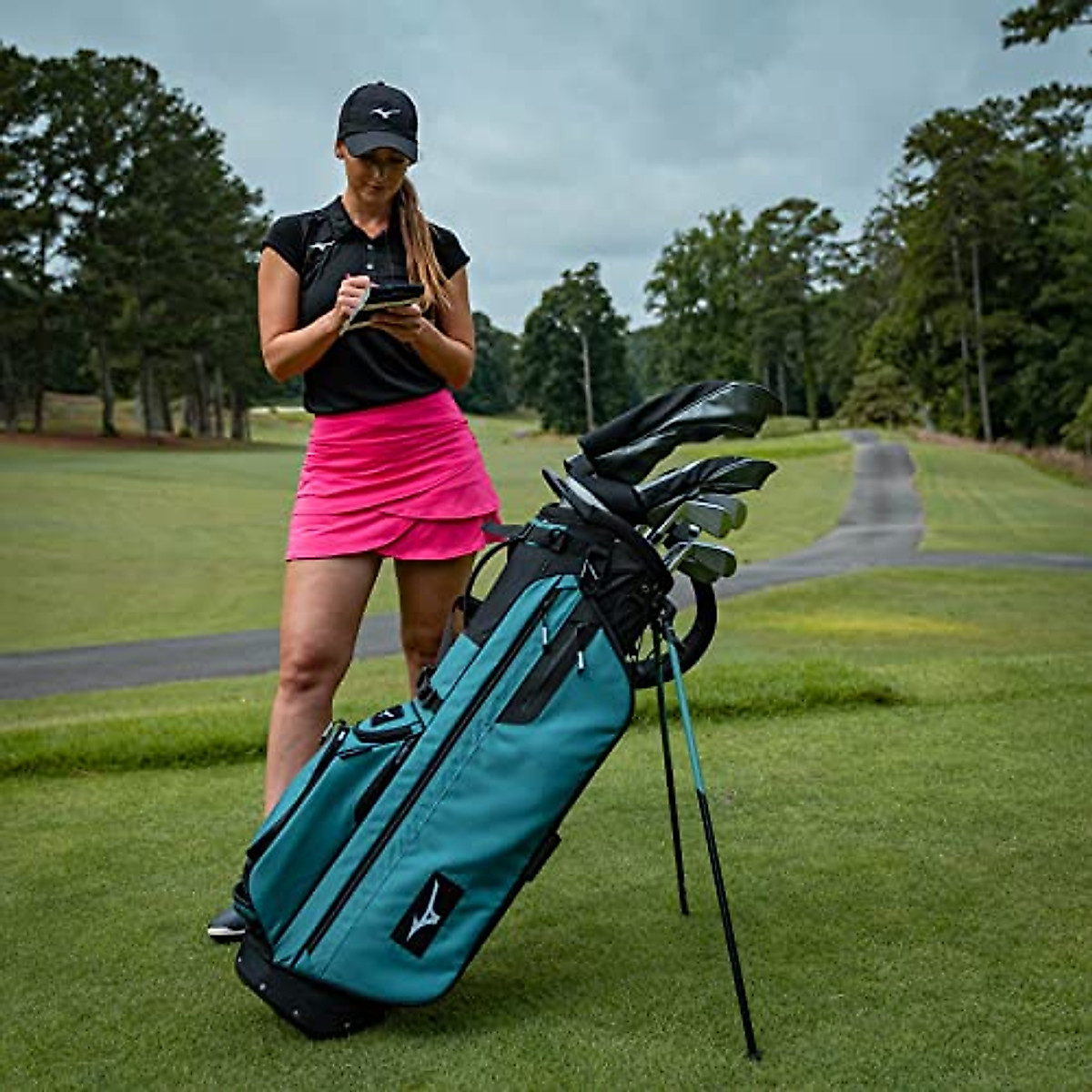 Mizuno Tour Adjustable Lightweight Hat | FROST GREY-BLACK | UNISEX | ONE SIZE FITS ALL (ONE)