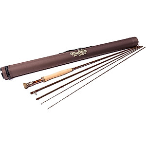 Moonshine Rod Co. Fly Fishing Rod with Carrying Case and Extra Rod Tip Section Medium Action, The Drifter II, 5wt 9'