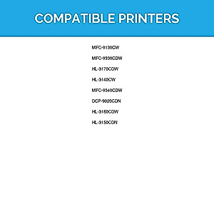 LD Compatible Toner Cartridge Replacements for Brother TN221 & TN225 High Yield (2 Black, 1 Cyan, 1 Magenta, 1 Yellow, 5-Pack)