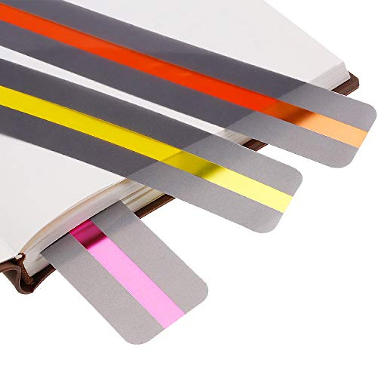 Chinco 32 Pieces Guided Reading Strips Highlight Strips Colored Overlays Colorful Bookmark-Helps with Dyslexia for Students and Teacher Teaching(Mixed Colors)