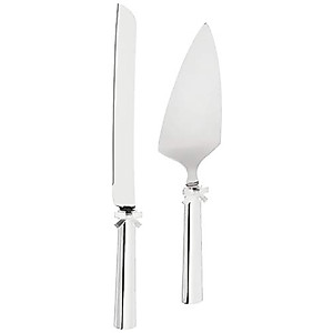 Kate Spade New York Grace Avenue 2-Piece Dessert Set, 1.45 LB, Metallic