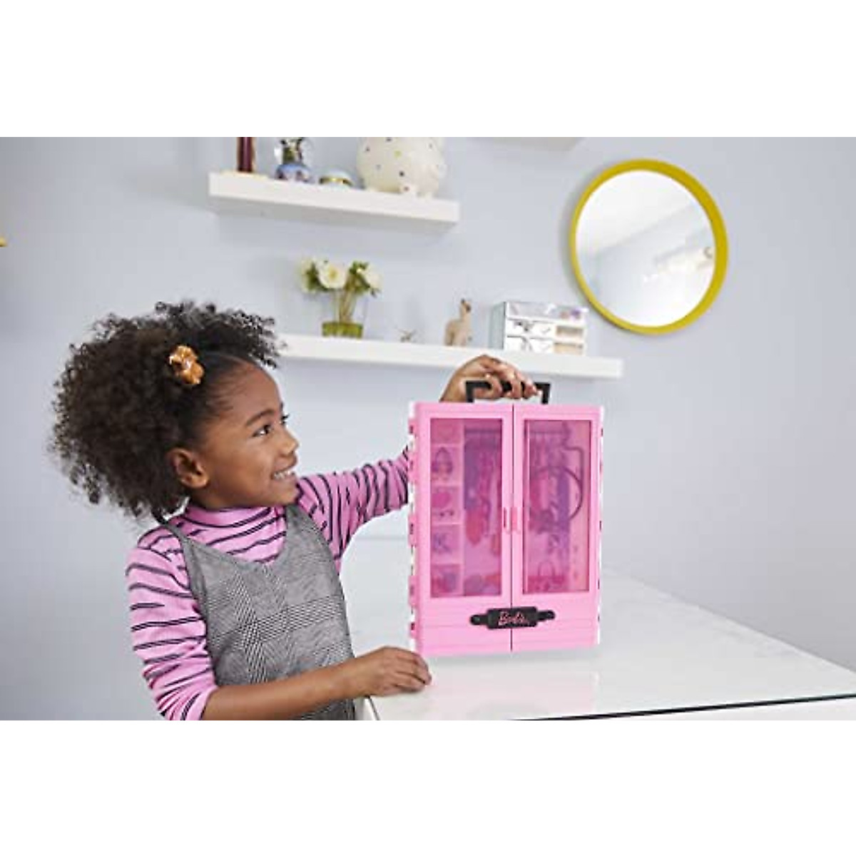 Barbie Fashionistas Ultimate Closet Portable Fashion Toy for 3 to 8 Year Olds