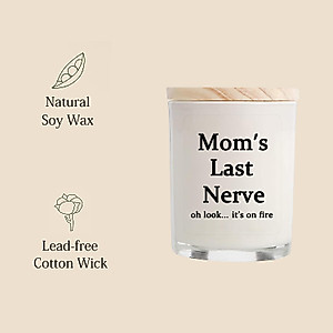 Gifts for Mom from Daughter Son - Best Gifts, Funny Birthday & Mothers Day & Thanksgiving & Christmas Gifts, Vanilla Candles(5.8oz)