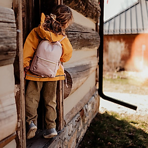mommore Fashion Toddler Backpack for Girls with Safety Leash for Kids Age 1-3, Pink