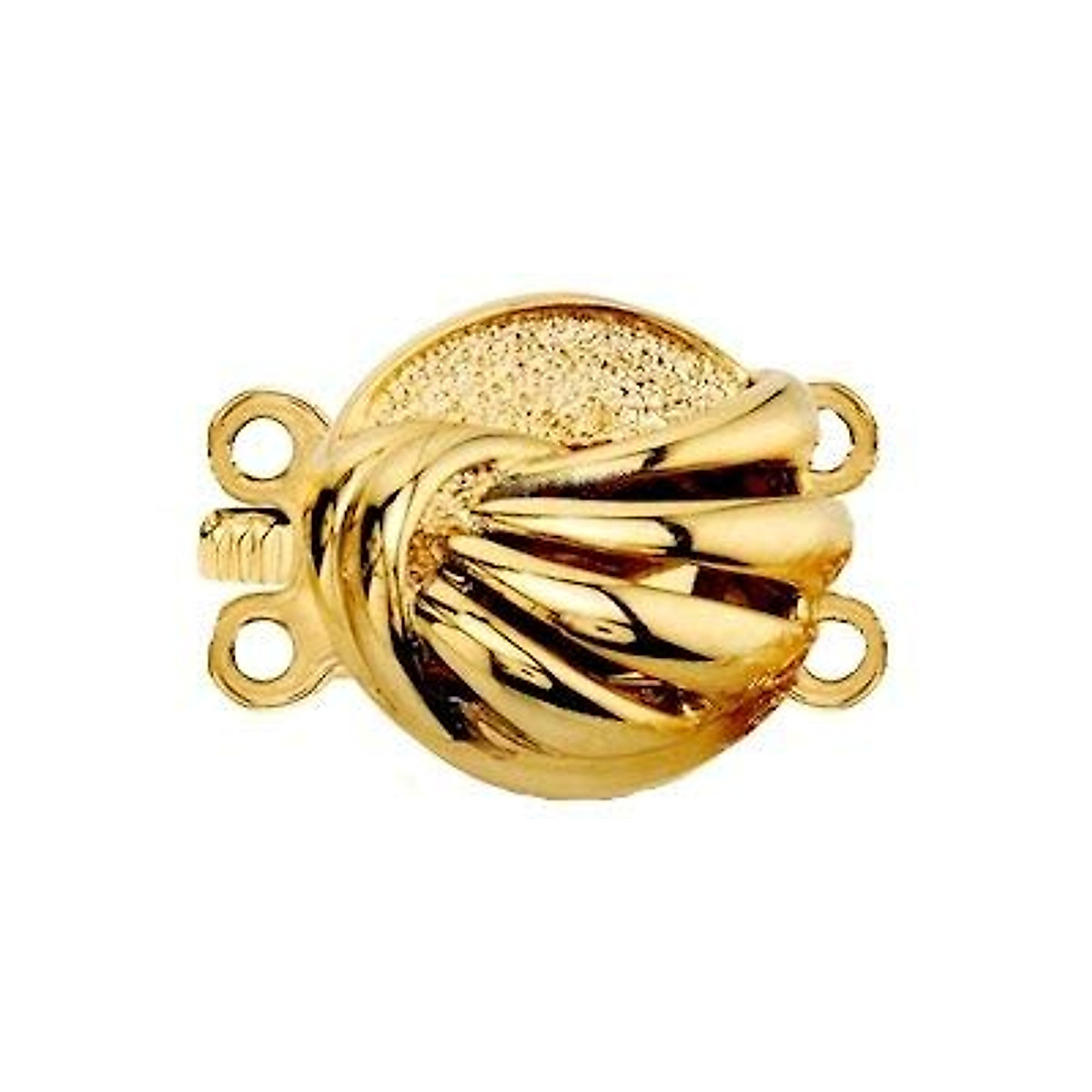 The Pearl Source Yellow Gold Plated 6.0-6.5mm AAAA Quality Round White Freshwater Cultured Pearl Double Strand Bracelet for Women