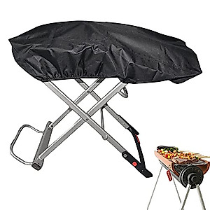 Folding Grill Dust Cover Compatible with Many Types of Grills & Easy to Clean for Home Garden Yard BBQ Tool