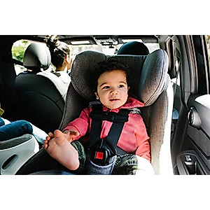 Clek Foonf Convertible Car Seat with Rigid LATCH system, Crumple Zone safety system, Adjustable Headrest, Reclining Design and Anti-Rebound Bar (Cloud)